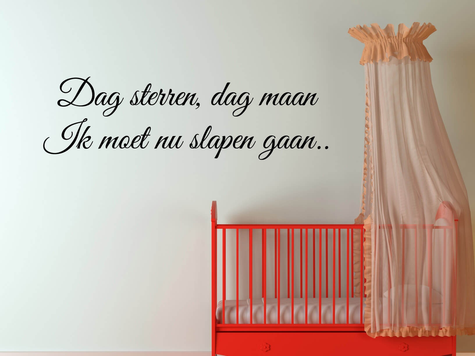 Muursticker "Dag sterren, dag maan" - Teksten & versjes muurstickers ...