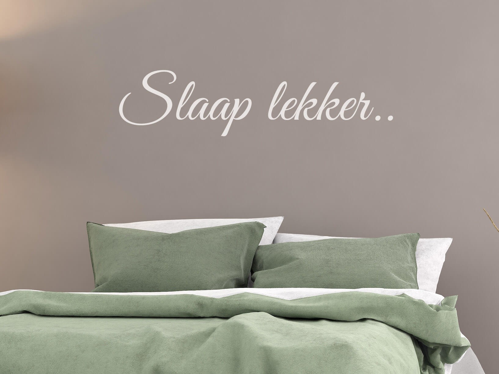 Muursticker "Slaap lekker.." - Slaapkamer muurstickers